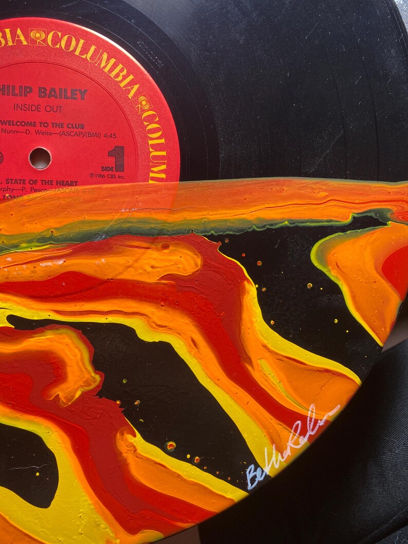 Inside Out- Decorative Repurposed Vinyl Record Wall Art - Etsy