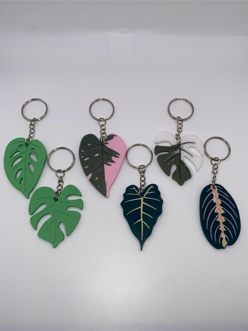 3D Print Plant Keychain(s) *multiple Styles* - Etsy