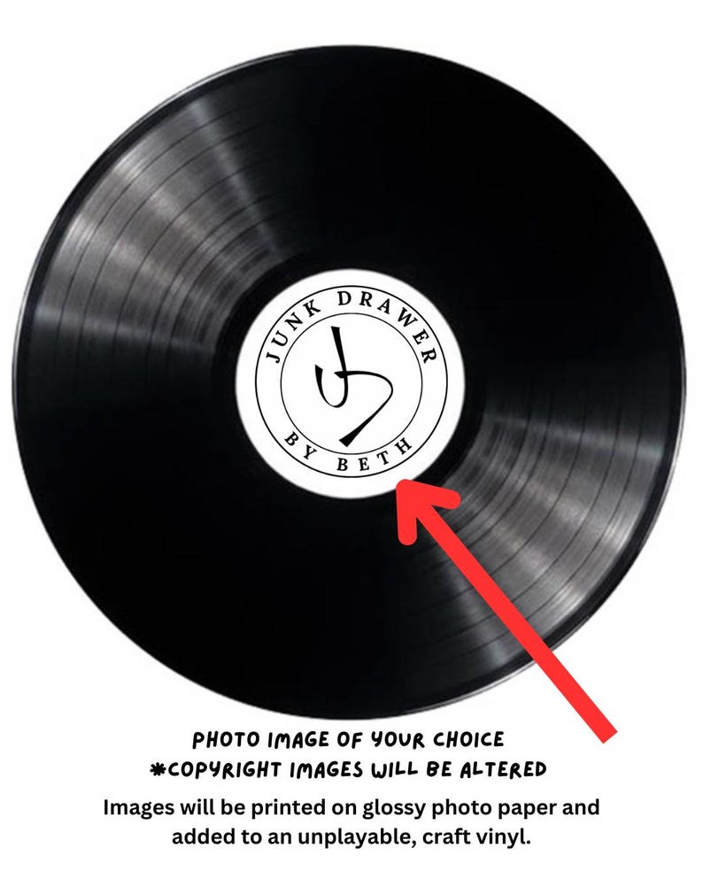 Custom Decorative Vinyl Record *please Read Entire Product Description ...