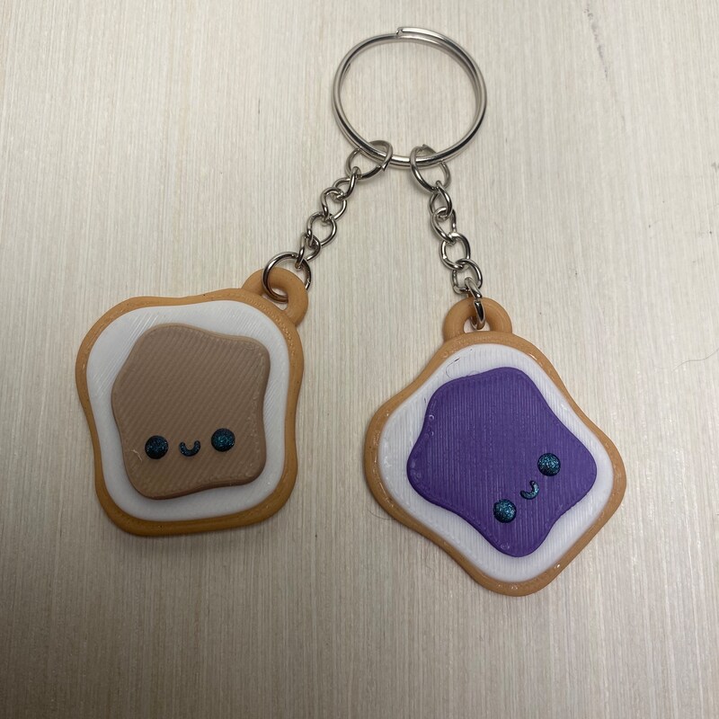 Pbj Keychains - Etsy