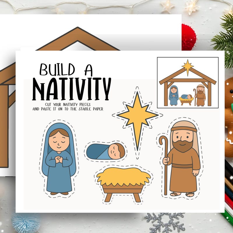 Cut and Build Scenes - Etsy