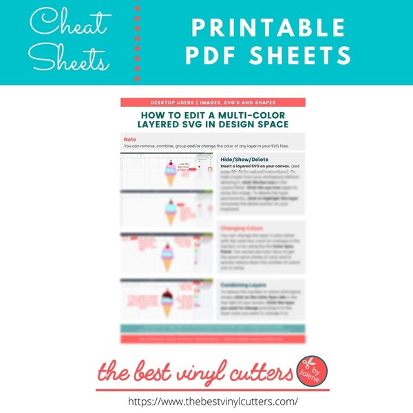 Printable Cheat Sheets for Sublimation Heat Press Temperature Settings ...