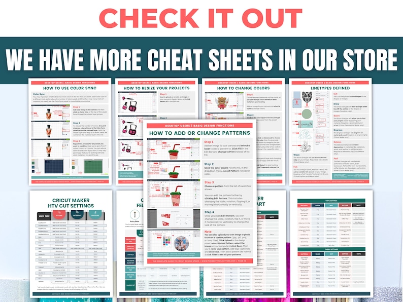 Printable Siser HTV Heat Press Setting Cheat Sheet for | Heat Transfer ...