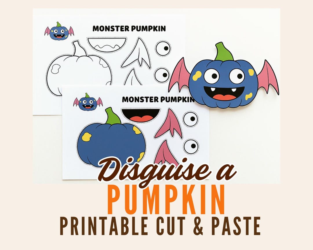 Disguise a Pumpkin as a Monster, Monster Pumpkin Disguise, Pumpkin in ...