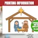 Printable Build a Nativity Cut & Paste Bible Activity for Kids | Jesus ...