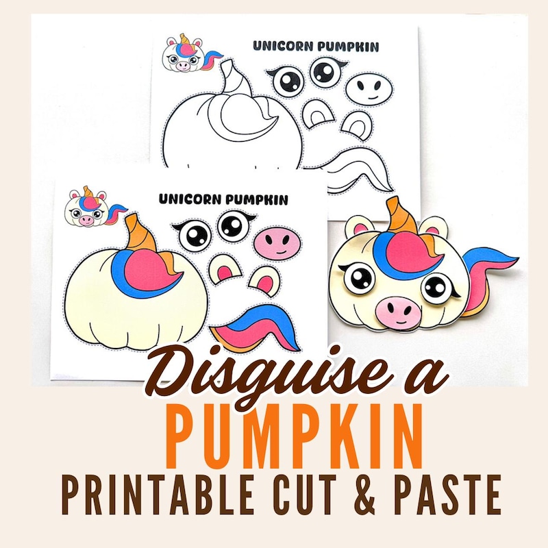 Pumpkin Disguise Printable - Etsy