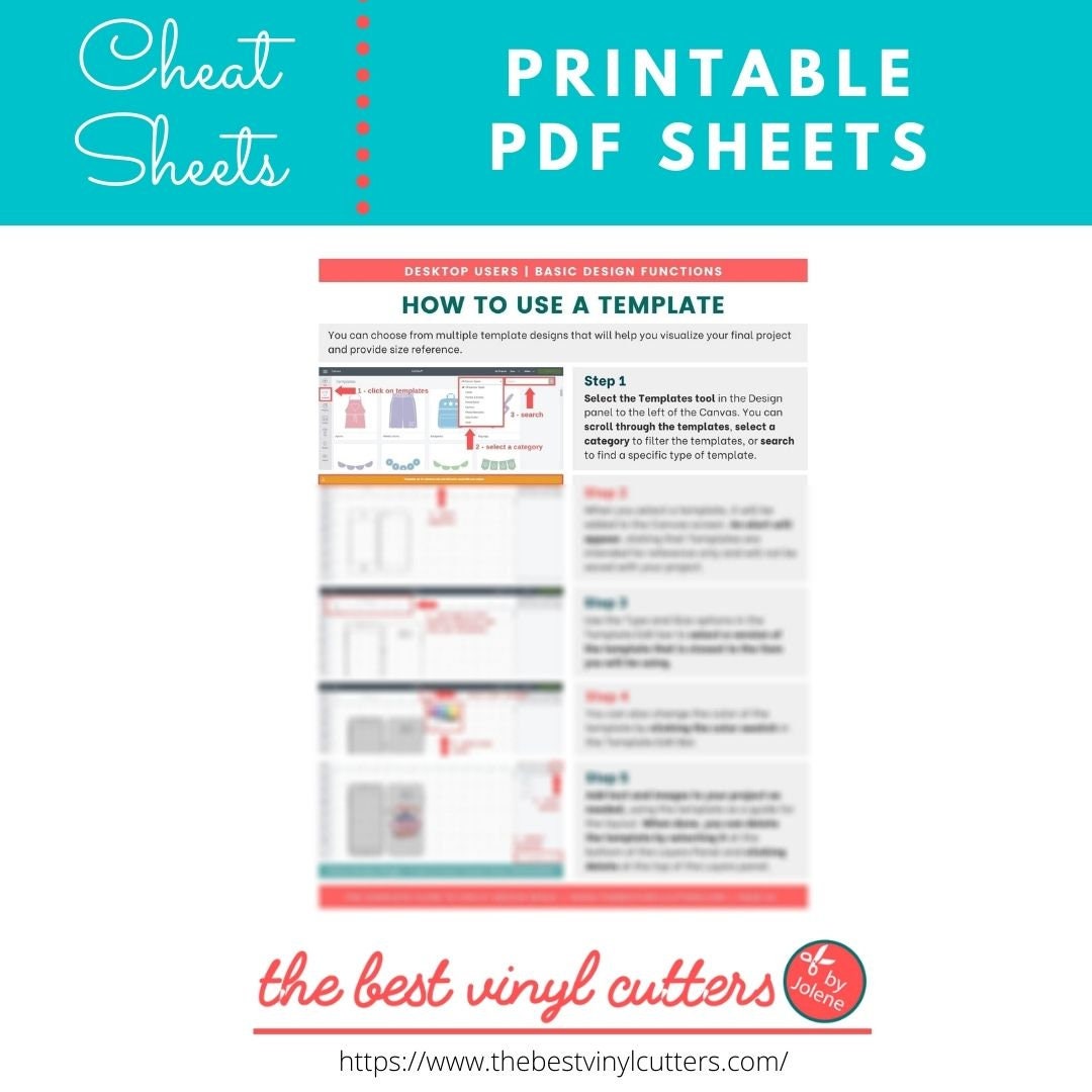 How to Use a Template Printable Step-by-step Tutorial Sheet for Desktop ...