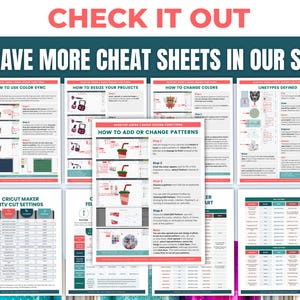 HTV Shirt Decals Placement Size Chart Printable Cheat Sheet | Heat ...