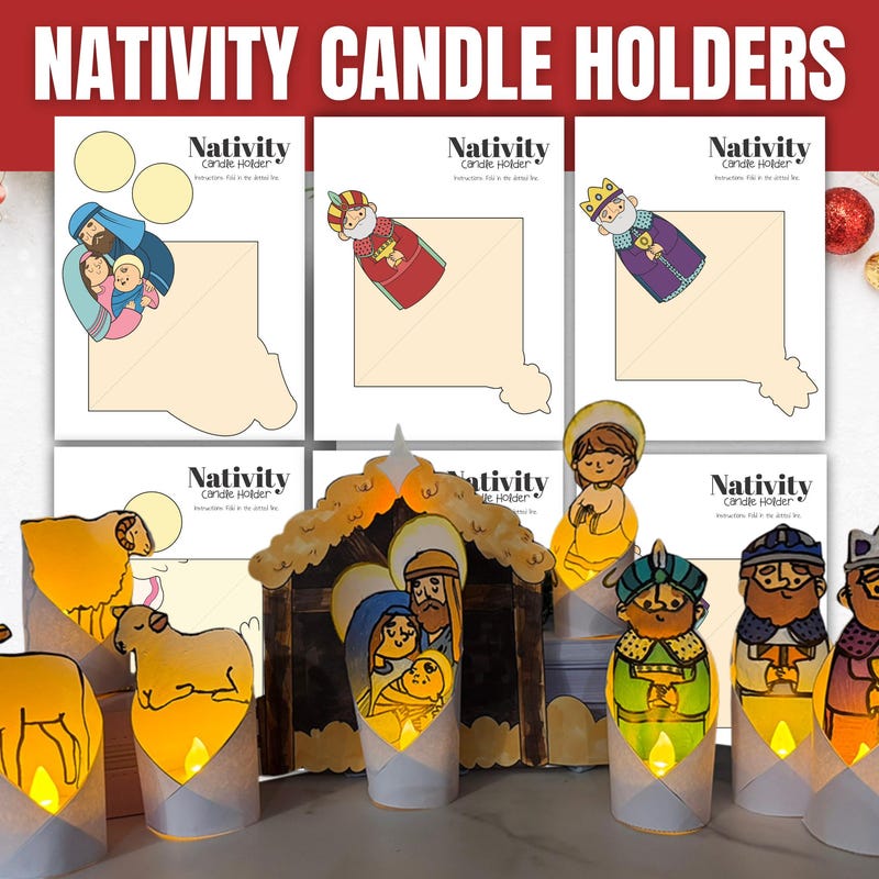 Nativity Paper Folding - Etsy