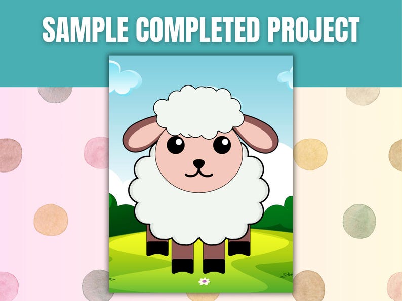 Build a Lamb Printable Craft for Kids | Spring Farm Animals Kids ...