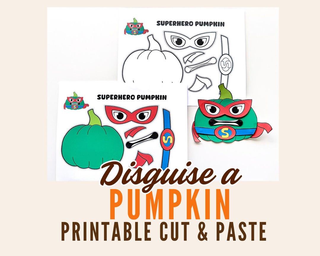 Disguise a Pumpkin as a Superhero, Superhero Pumpkin Disguise, Pumpkin ...