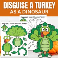 Disguise a Turkey Dinosaur, Dinosaur Turkey Disguise, Disguise a Turkey ...