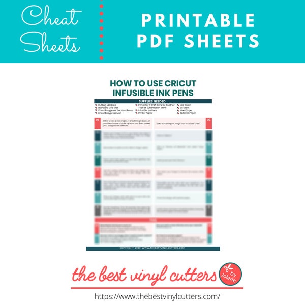 Printable Cheat Sheets for Sublimation Heat Press Temperature - Etsy Canada