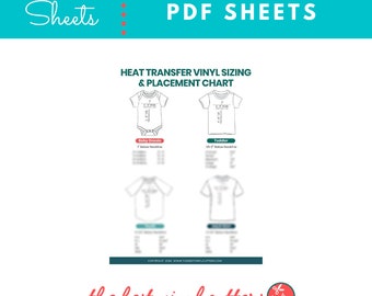 Vinyl Sizing Guide - Etsy