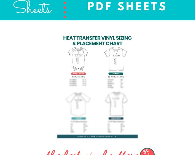 Printable Cheat Sheets for Decal Sizing Chart - Beginners Guide PDF ...