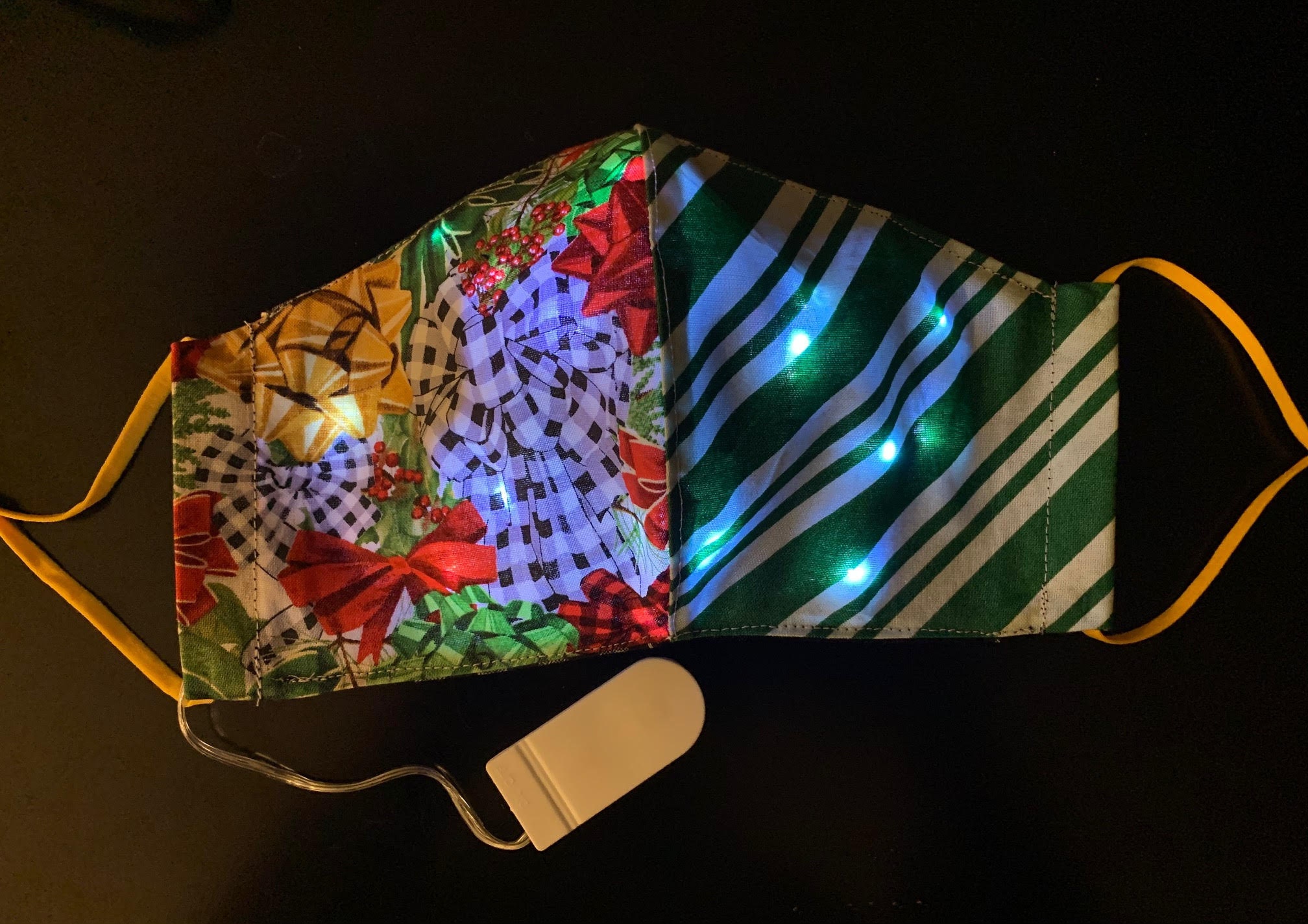Ugly Xmas Sweater Masks With Lights - Etsy