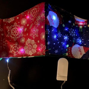 Ugly Xmas Sweater Masks With Lights! - Etsy