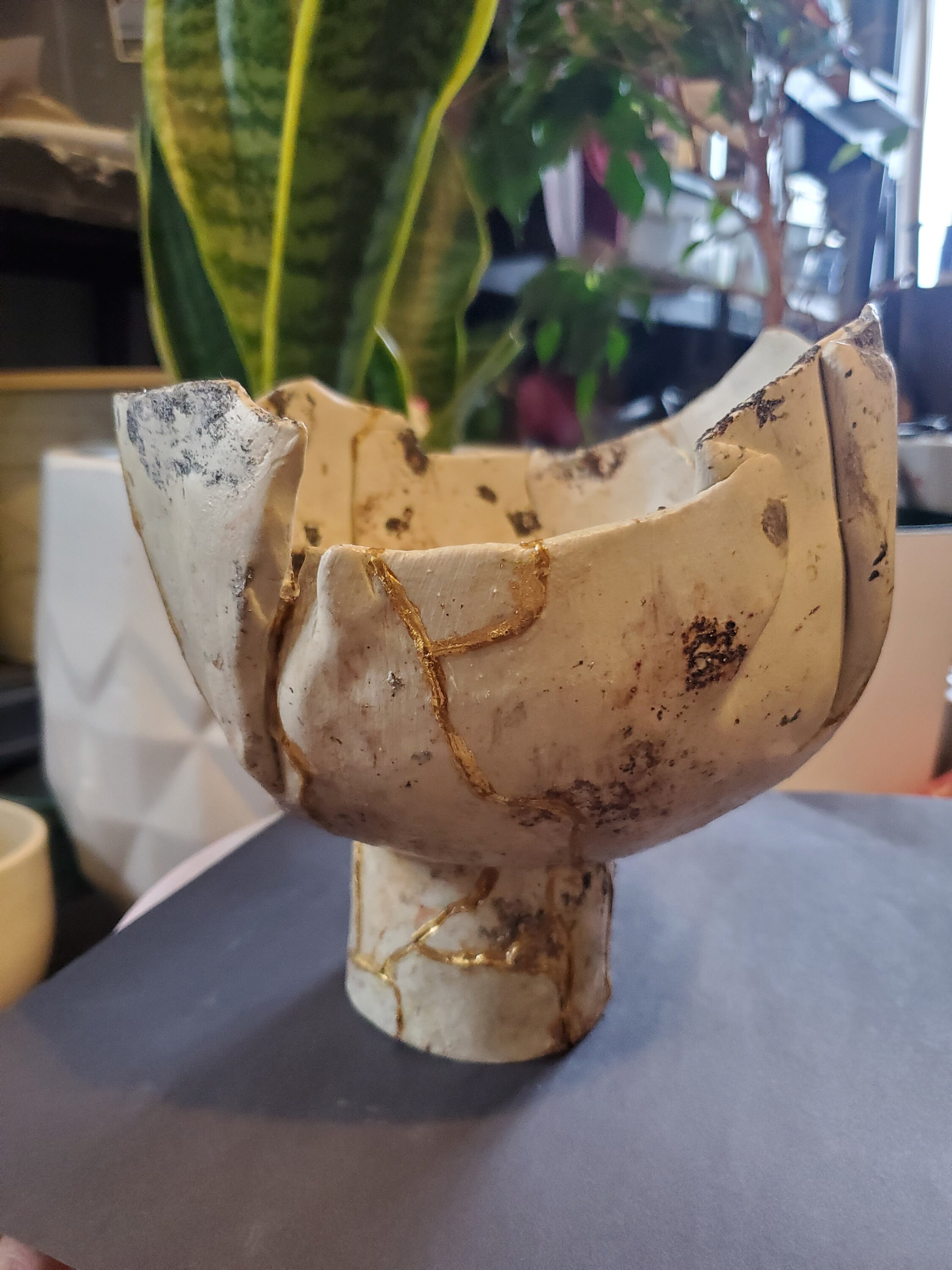 Kintsugi Wood Fired Bowl - Etsy