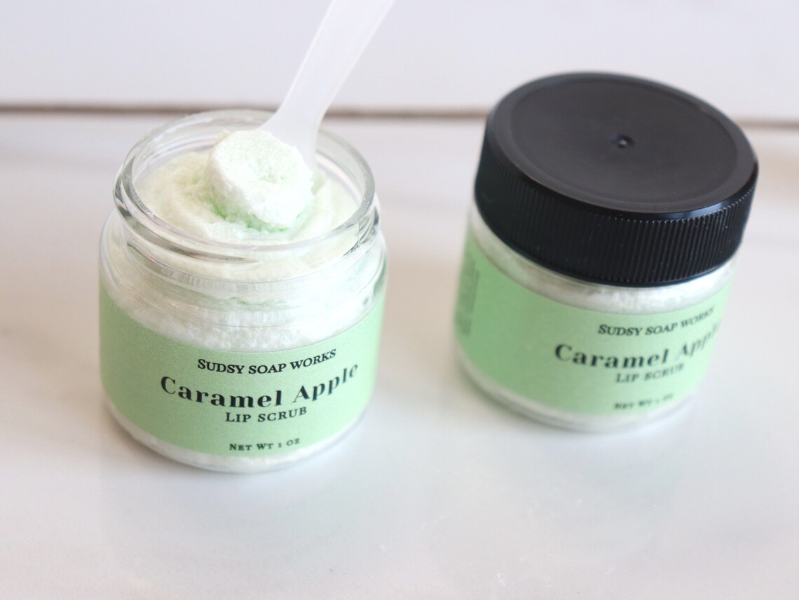 Caramel Apple Flavored Lip Scrub Whipped Lip Scrub | Etsy