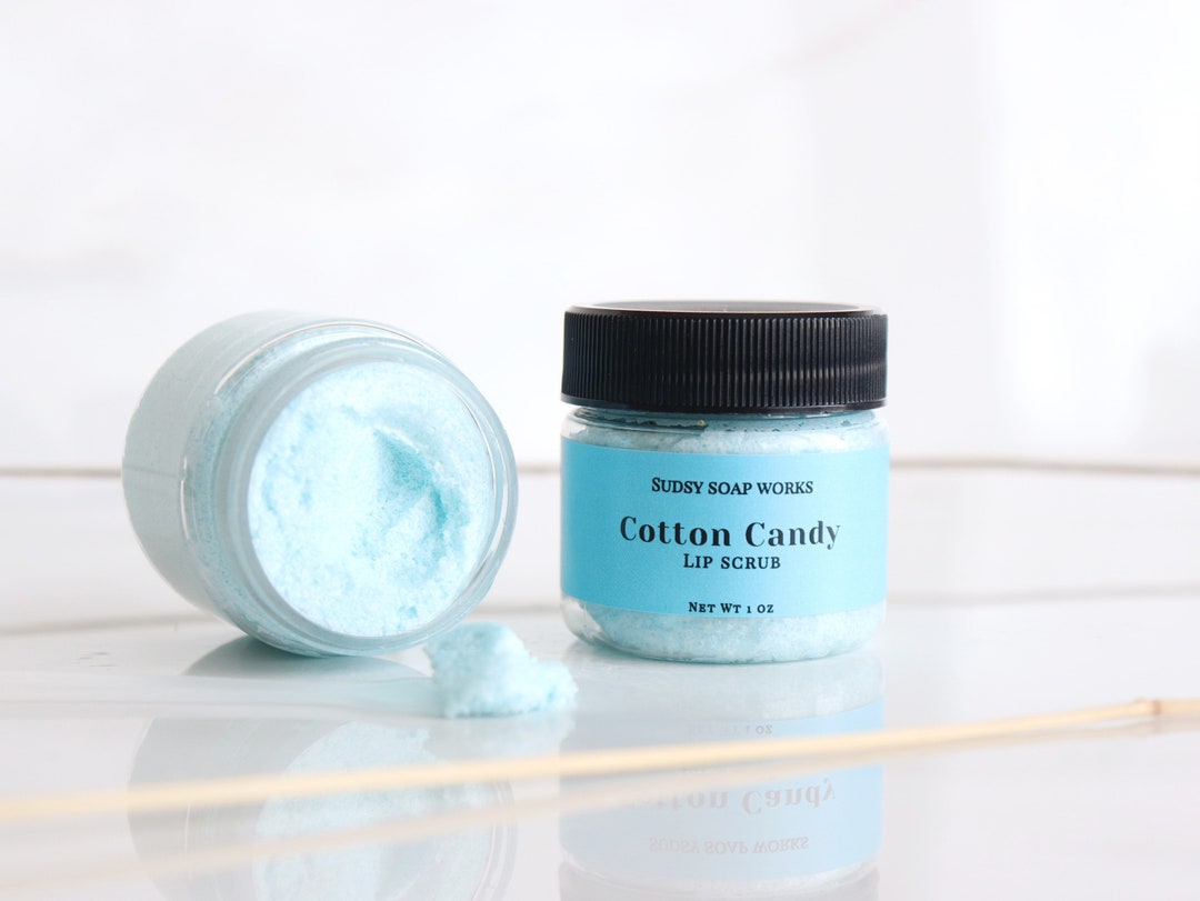 Cotton Candy Lip Scrub: Exfoliating Sugar Scrub With Avocado Butter - Etsy