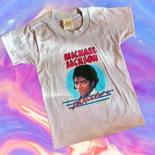 Vintage Michael Jackson 80s Tshirt - Etsy
