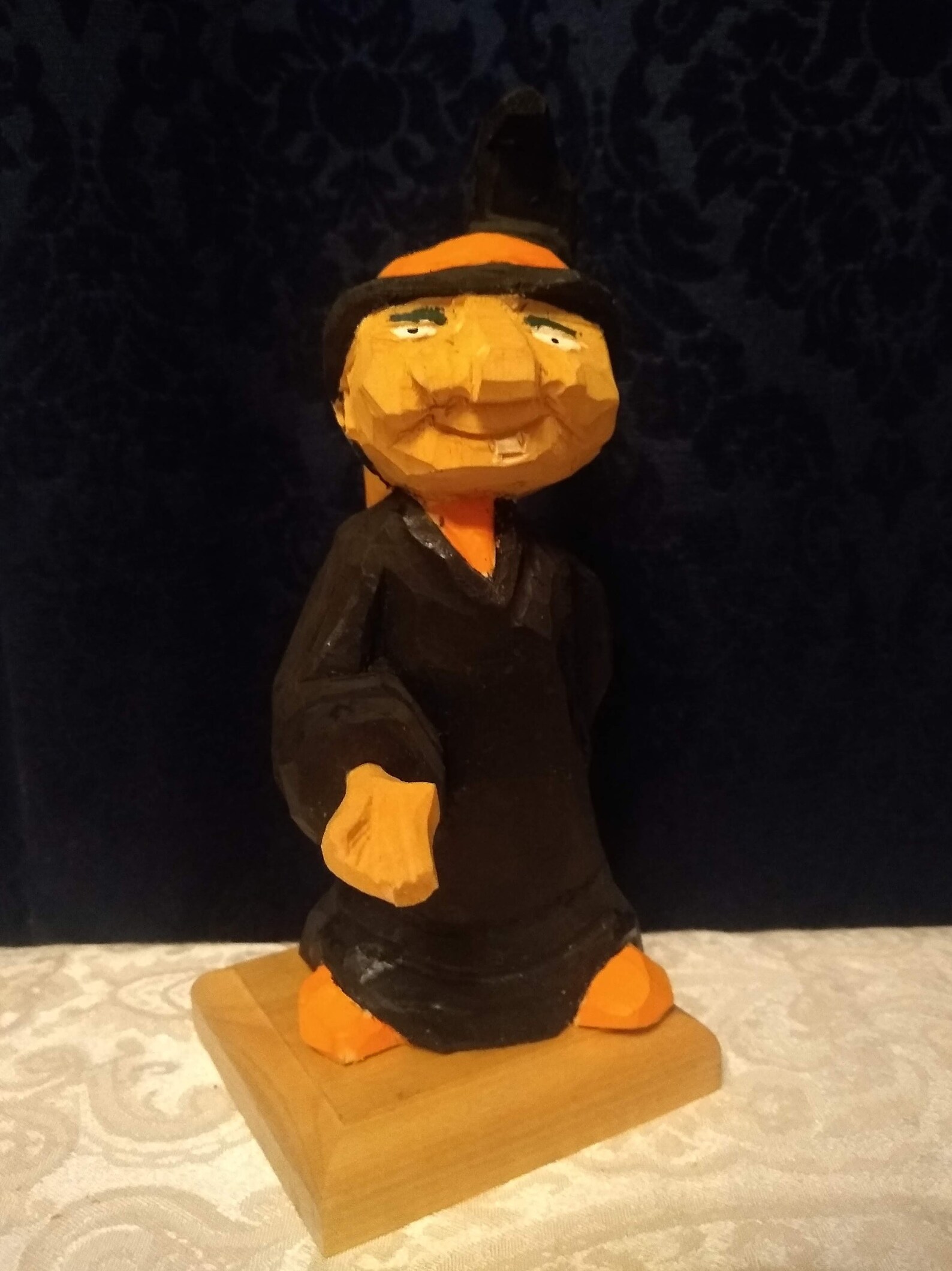 Snaggletooth Witch Scandinavian Carving - Etsy Denmark