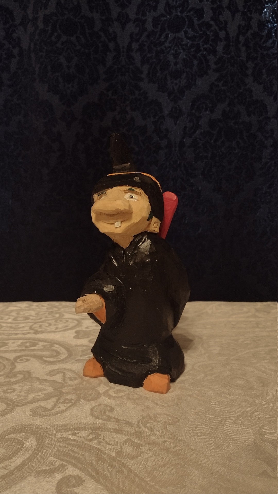 Snaggletooth Witch Scandinavian Carving - Etsy