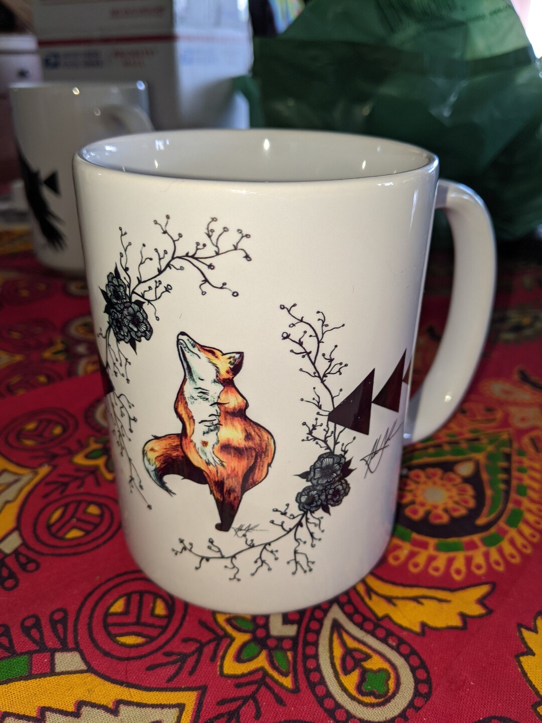 Fancy Fox 15oz Mug - Etsy