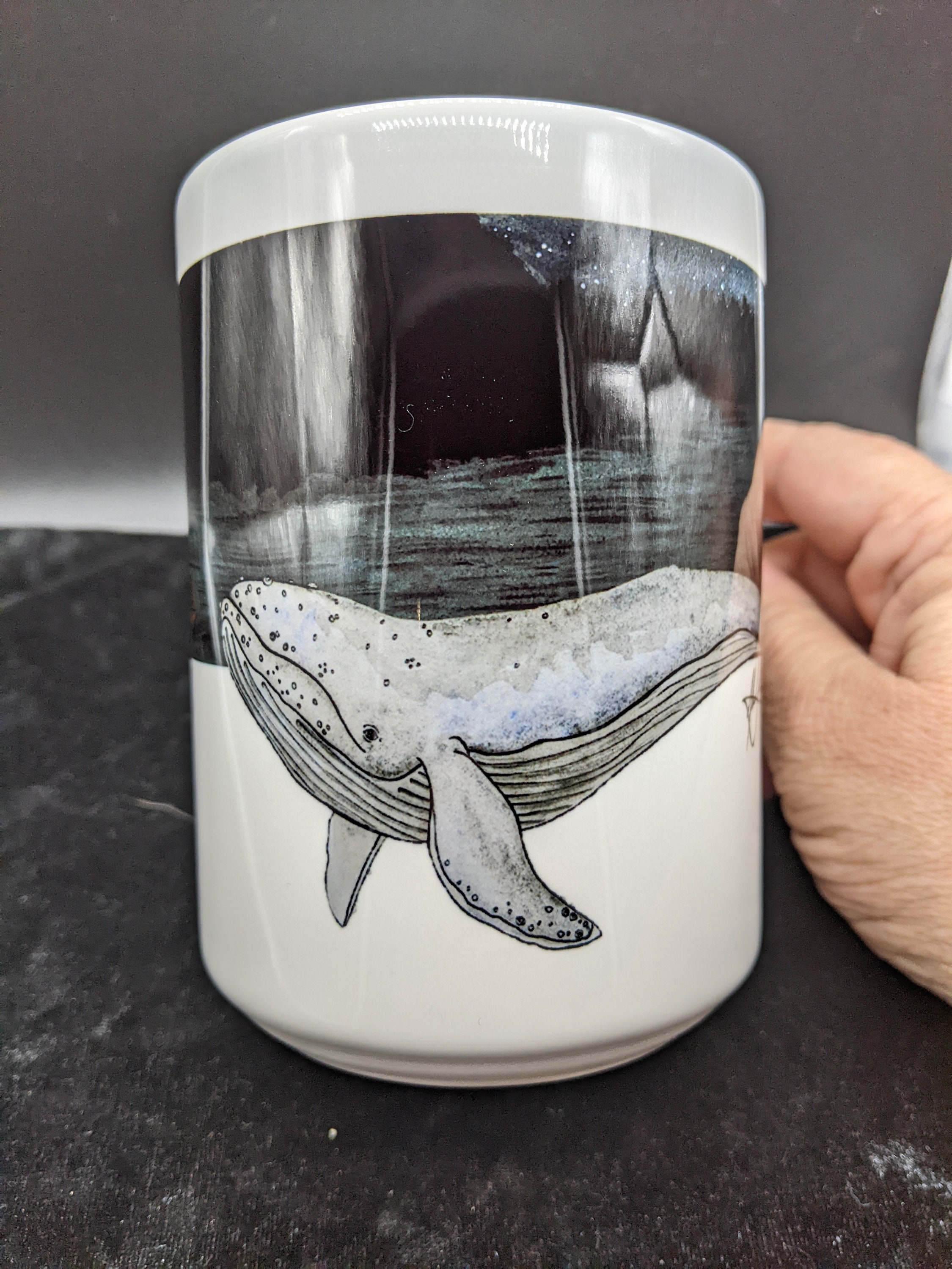 Whale Shadows 15oz Mug - Etsy Norway
