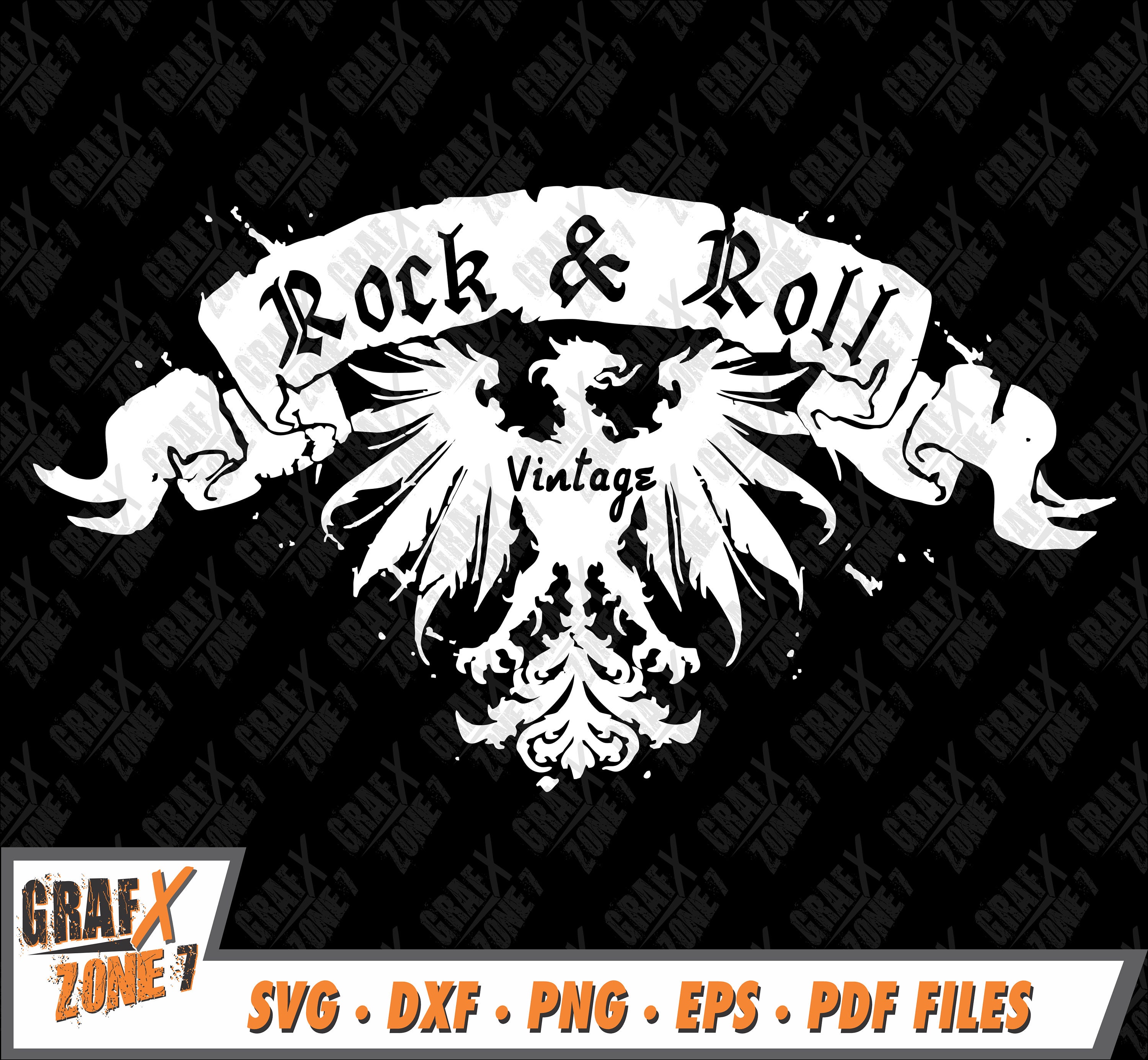 Rock and Roll Vintage Phoenix Svg Music Svg Rock Shirt Svg | Etsy