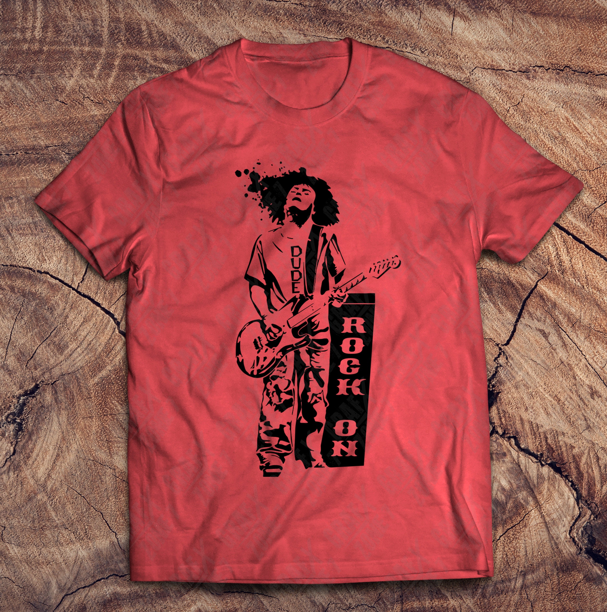 Rock on Dude Svg Music Svg Rock Shirt Svg Rock and Roll - Etsy