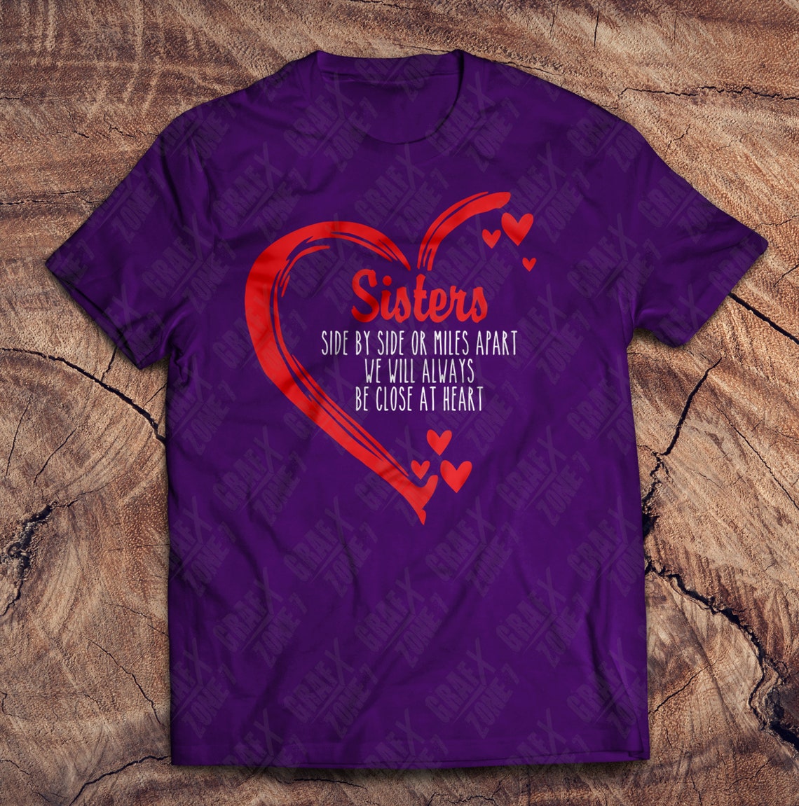 Sisters Close at Heart SVG File Fun SVG Digital Download for - Etsy