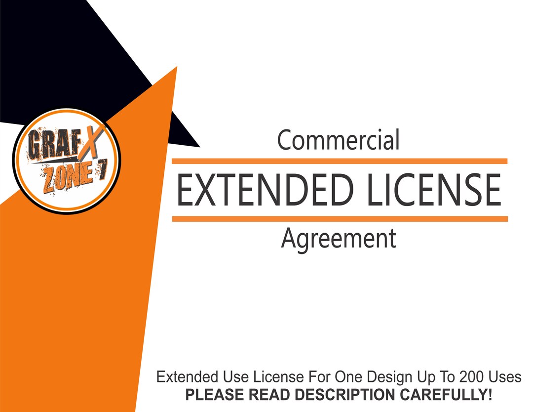 SVG Extended License, Commercial Use Extended License, Single File Use ...