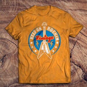 Keep on Rocking Vintage Svg, Music Svg, Rock Shirt Svg, Rock and Roll T ...