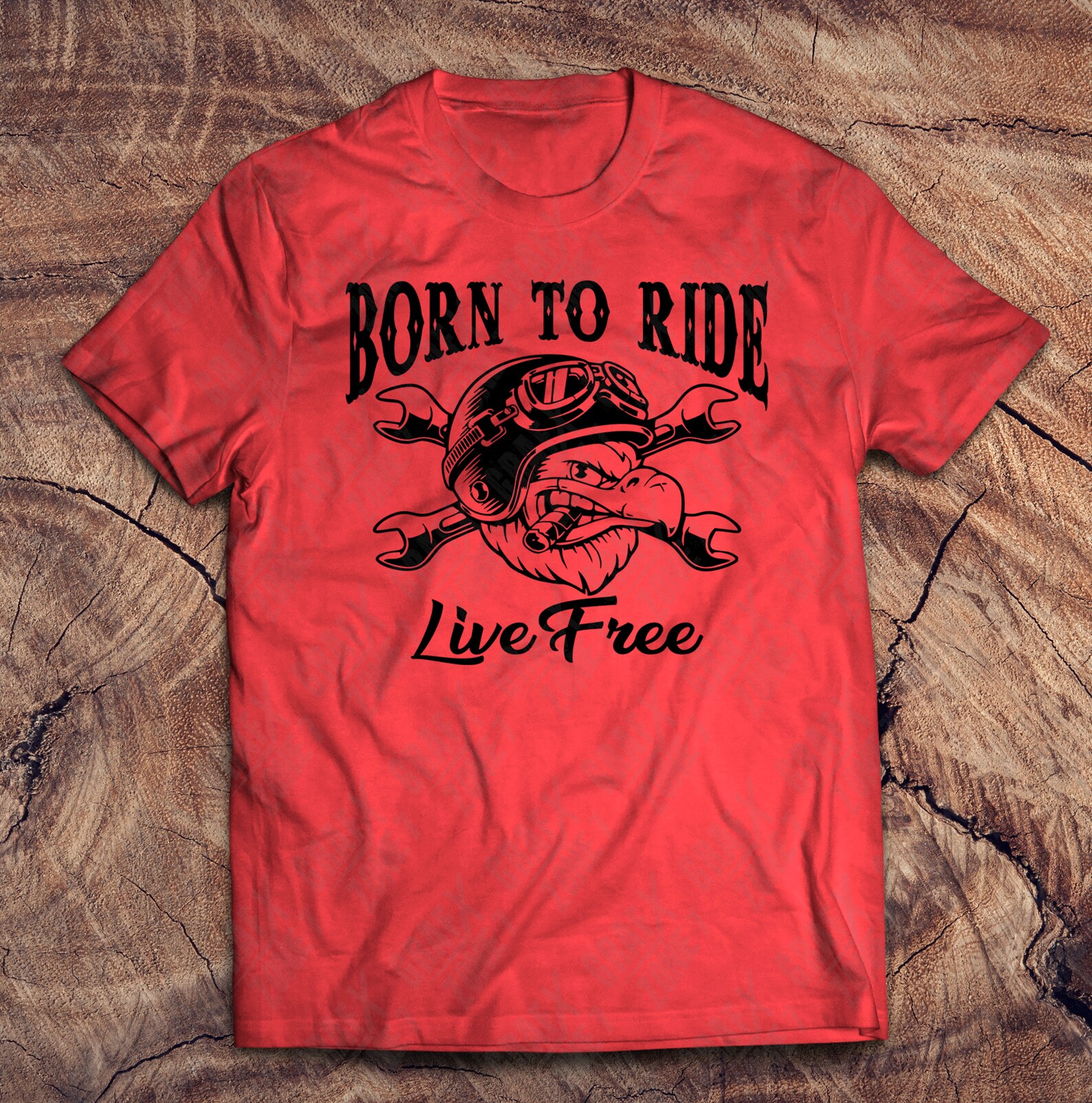 Born to Ride Live Free Eagle Svg Motorcycle Svg Biker Svg | Etsy