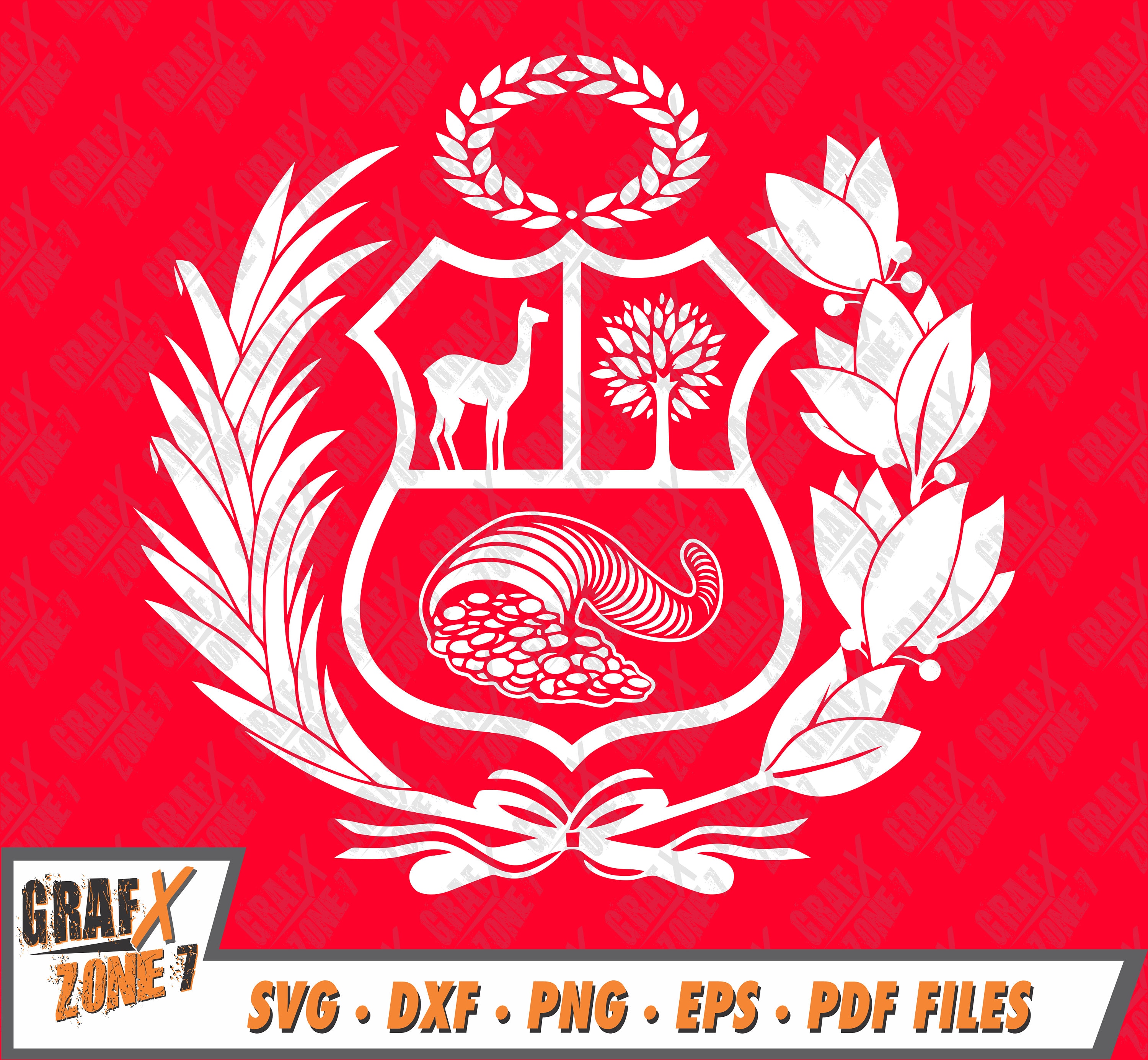 Peru Escudo Svg, Peru Svg, Escudo Peruano Svg, Peruvian Shirt Svg, Logo ...