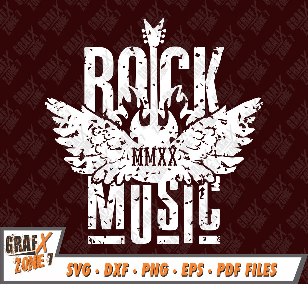 Rock Music MMXX Svg, Music Svg, Rock Shirt Svg, Rock and Roll T ...