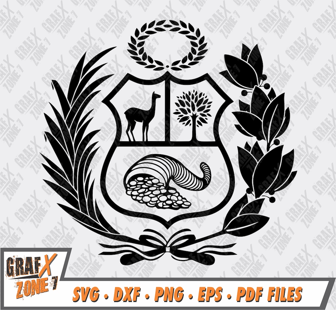 Peru Escudo Svg, Peru Svg, Escudo Peruano Svg, Peruvian Shirt Svg, Logo ...