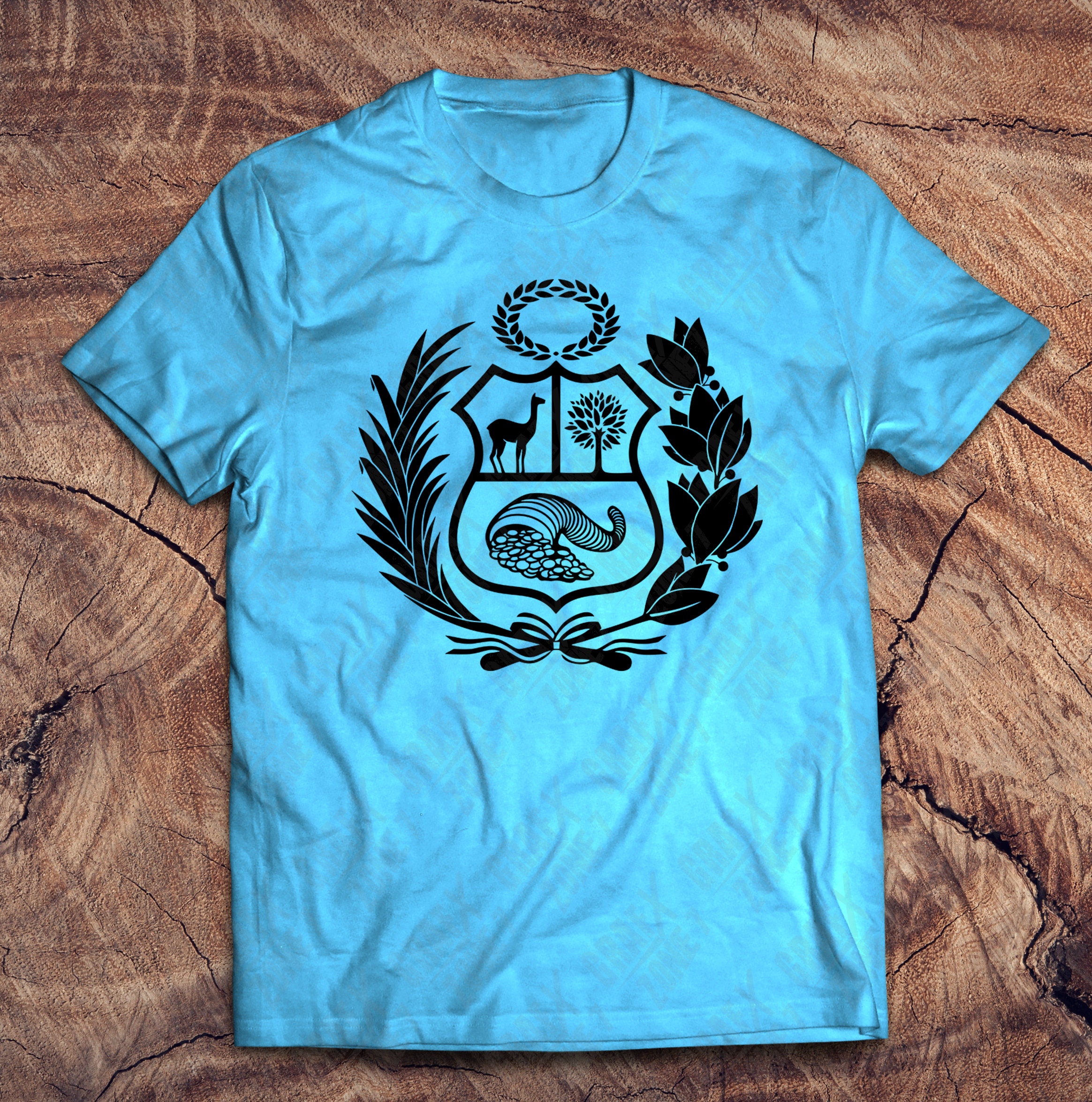 Peru Escudo Svg Peru Svg Escudo Peruano Svg Peruvian Shirt | Etsy España