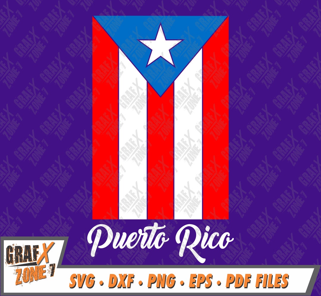 Bandera De Puerto Rico Svg, T-shirt SVG Cut Files for Cricut ...