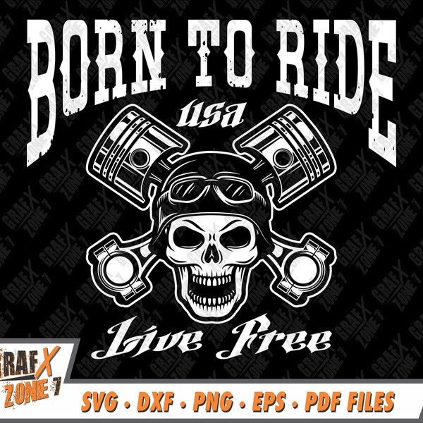 Skull With Motorcycle Engine - Etsy