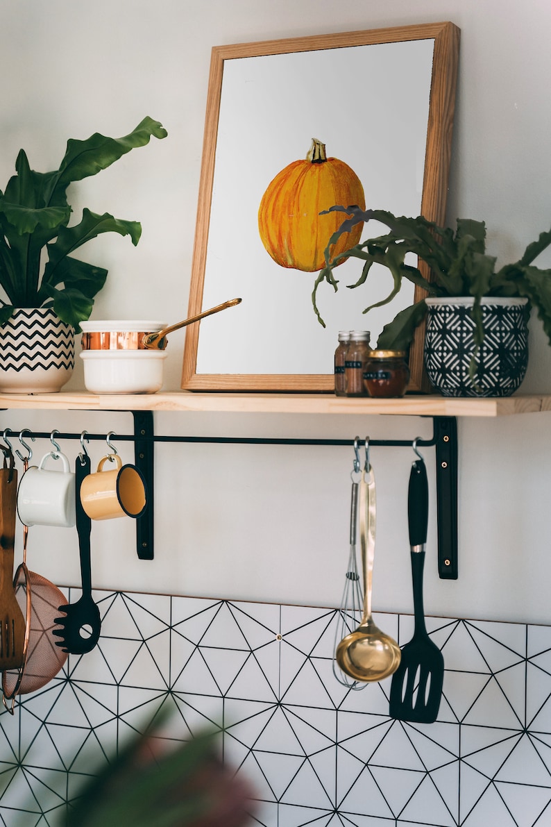 Sourdough Bread Watercolor Print | Kitchen Wall Art | - Etsy