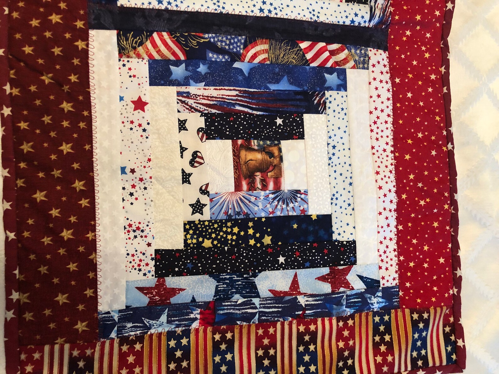Patriotic Table Runner - Etsy