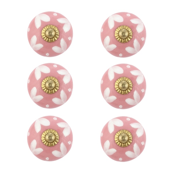 Pink Boho Door Knob - Etsy