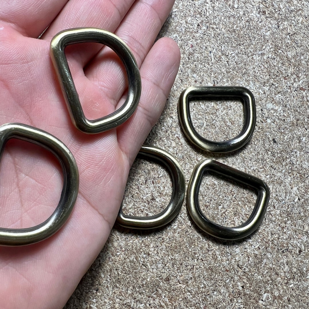 25mm Closed D Ring Vintage Antique Finish Leather Fittings Buckle Bag Purse Handbag Tote Bag ...