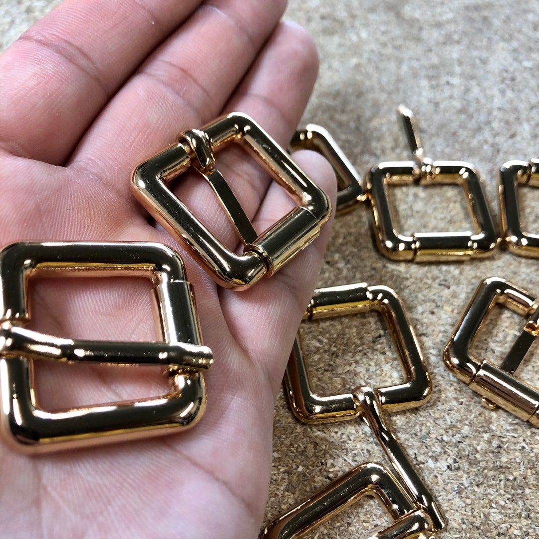20 Mm Pin Buckle | Square Strap Buckles for Handbag Purse Bag Making ...