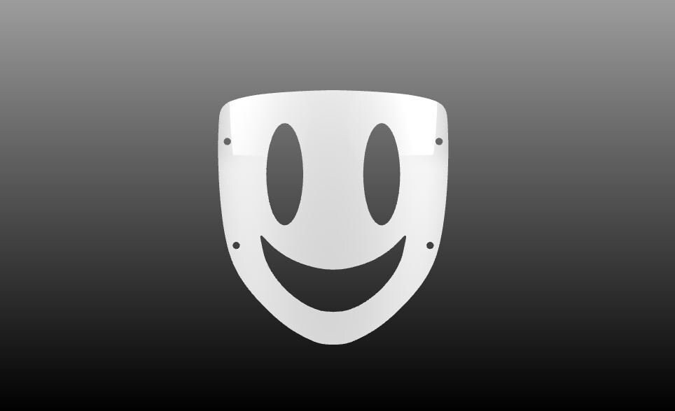 3D FILE High-rise Invasion Sniper Mask / Smile Facemask 3 - Etsy New ...