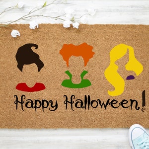 The Original Hocus Pocus Doormat, Halloween Door Mat Happy Halloween ...