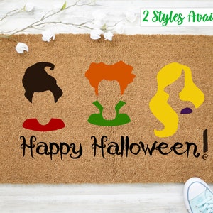 The Original Hocus Pocus Doormat, Halloween Door Mat Happy Halloween ...