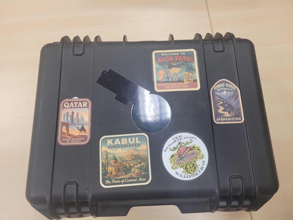 Kabul, Afghanistan Vintage Travel Sticker - Etsy